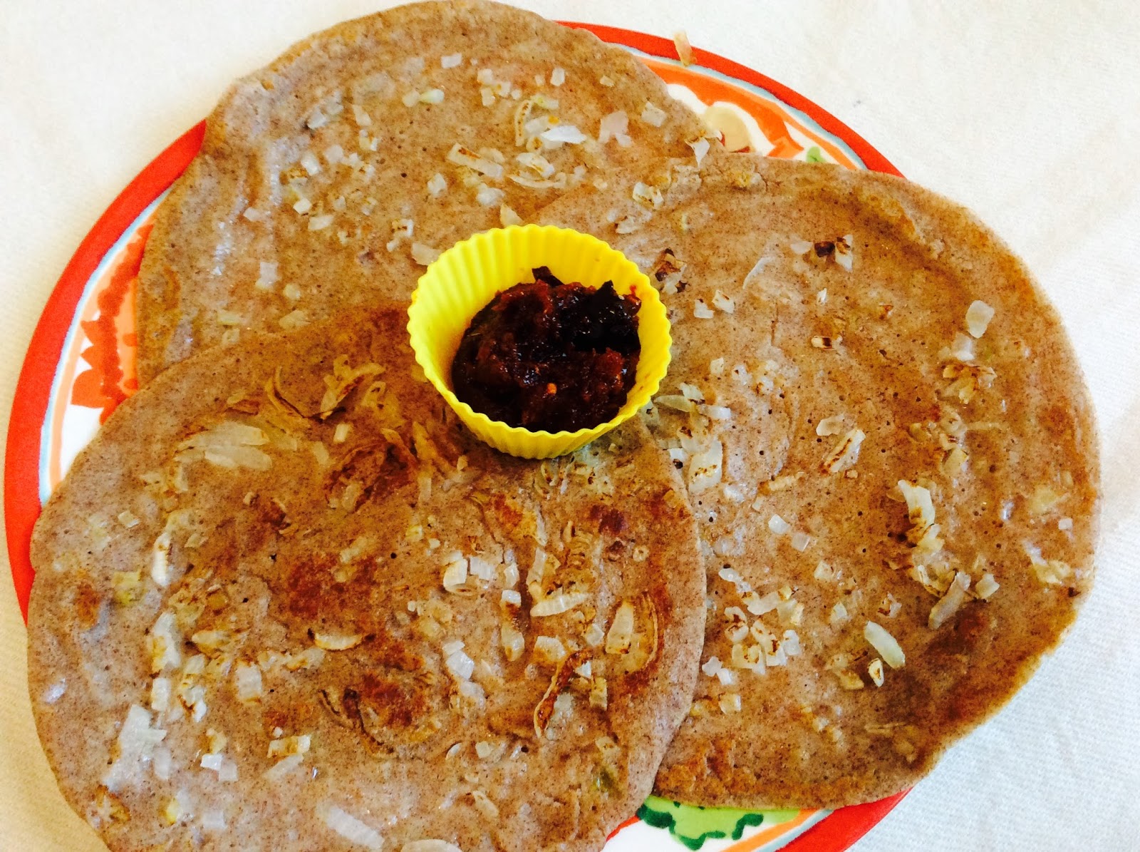 Ragi Poha Dosa ( Ragi Atukula Dosa) | For a Healthy Lifestyle Veggibites