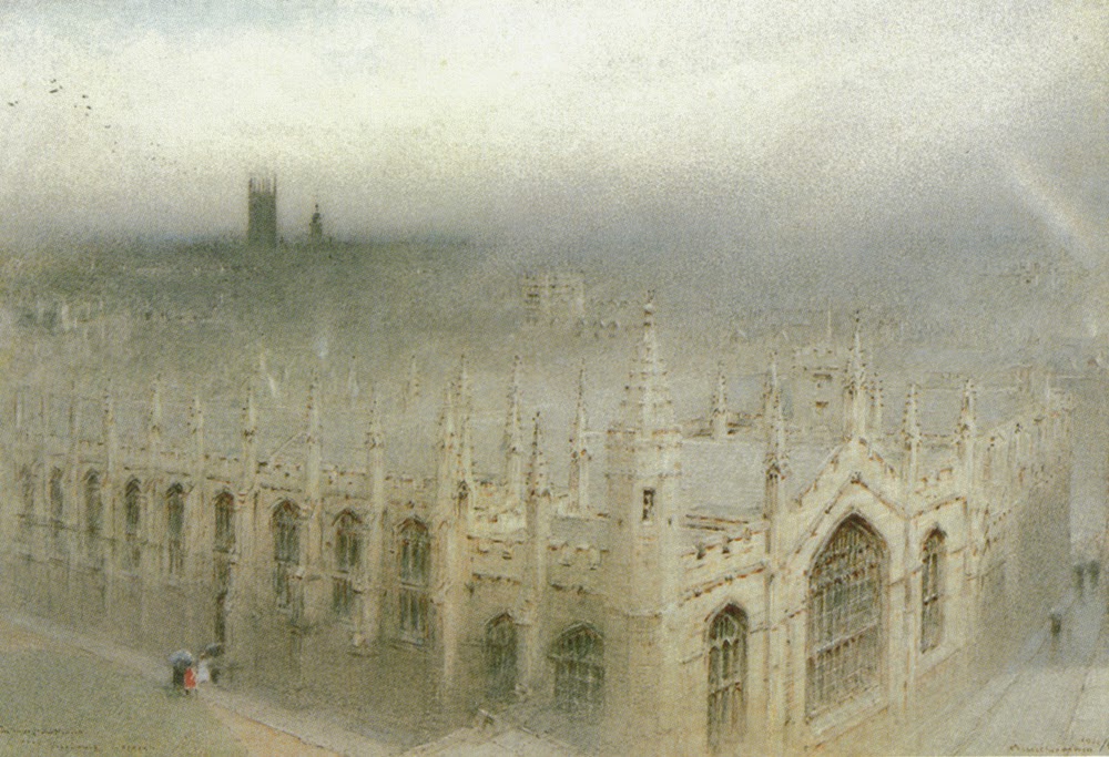 The Jade Sphinx: The Rain From Heaven, All Souls, Oxford by Albert Goodwin