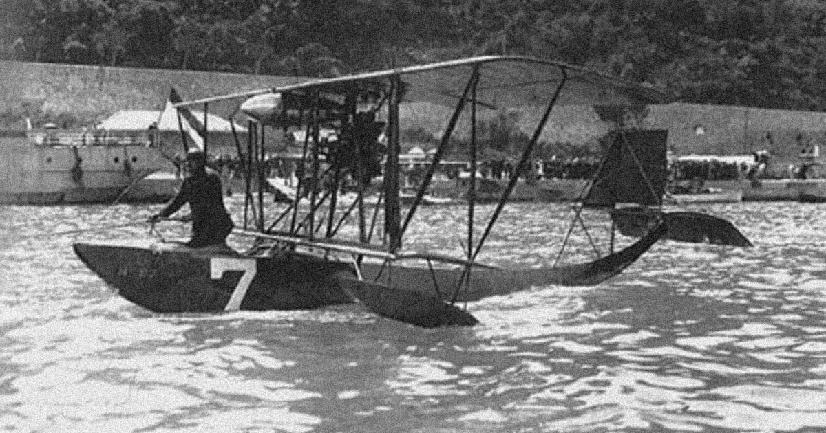 Airplanes in the skies + FAF history: FBA flying boat