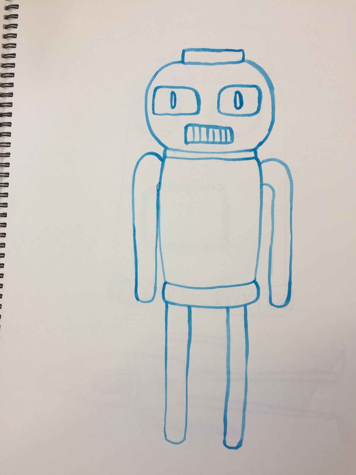 Studio Practice: Line: Robot Drawings