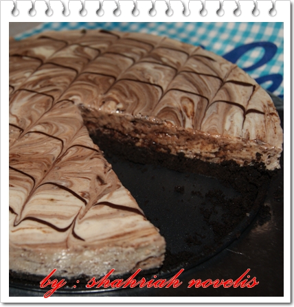 The Writer's CooKING!: UNBAKE CHOCOLATE CHEESE CAKE