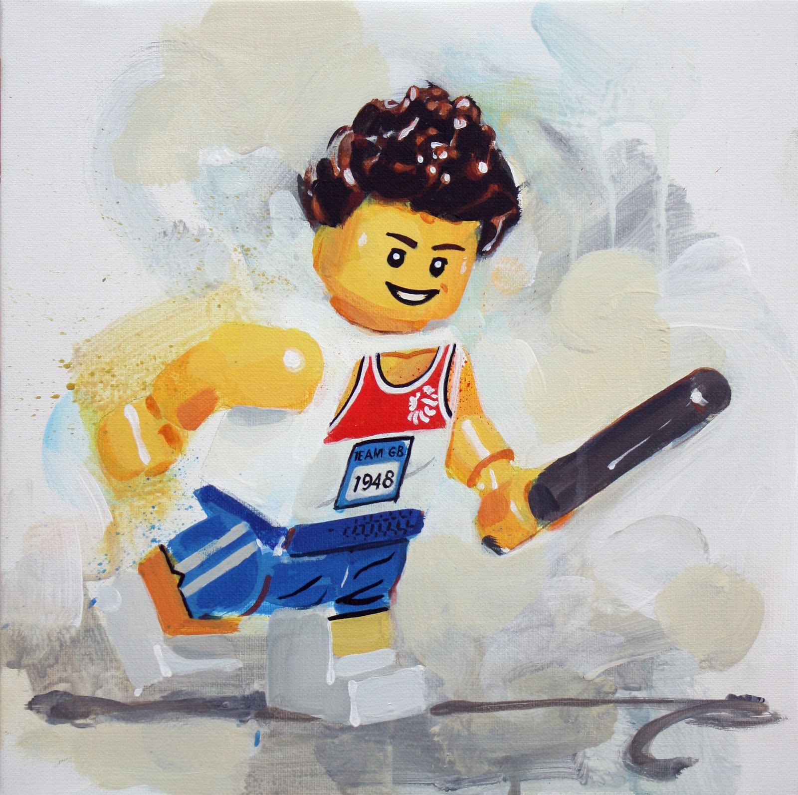 View from the Studio: Lego Minifigure - Olympic Relay Runner