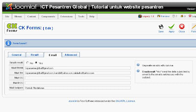 Cara Membuat Data Isian / Formulir dengan CK Form Pada Joomla | Kiat ...