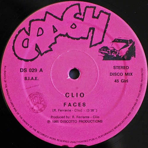 RETRO DISCO HI-NRG: CLIO - Faces (Maxi Single) 1985 italo disco ...