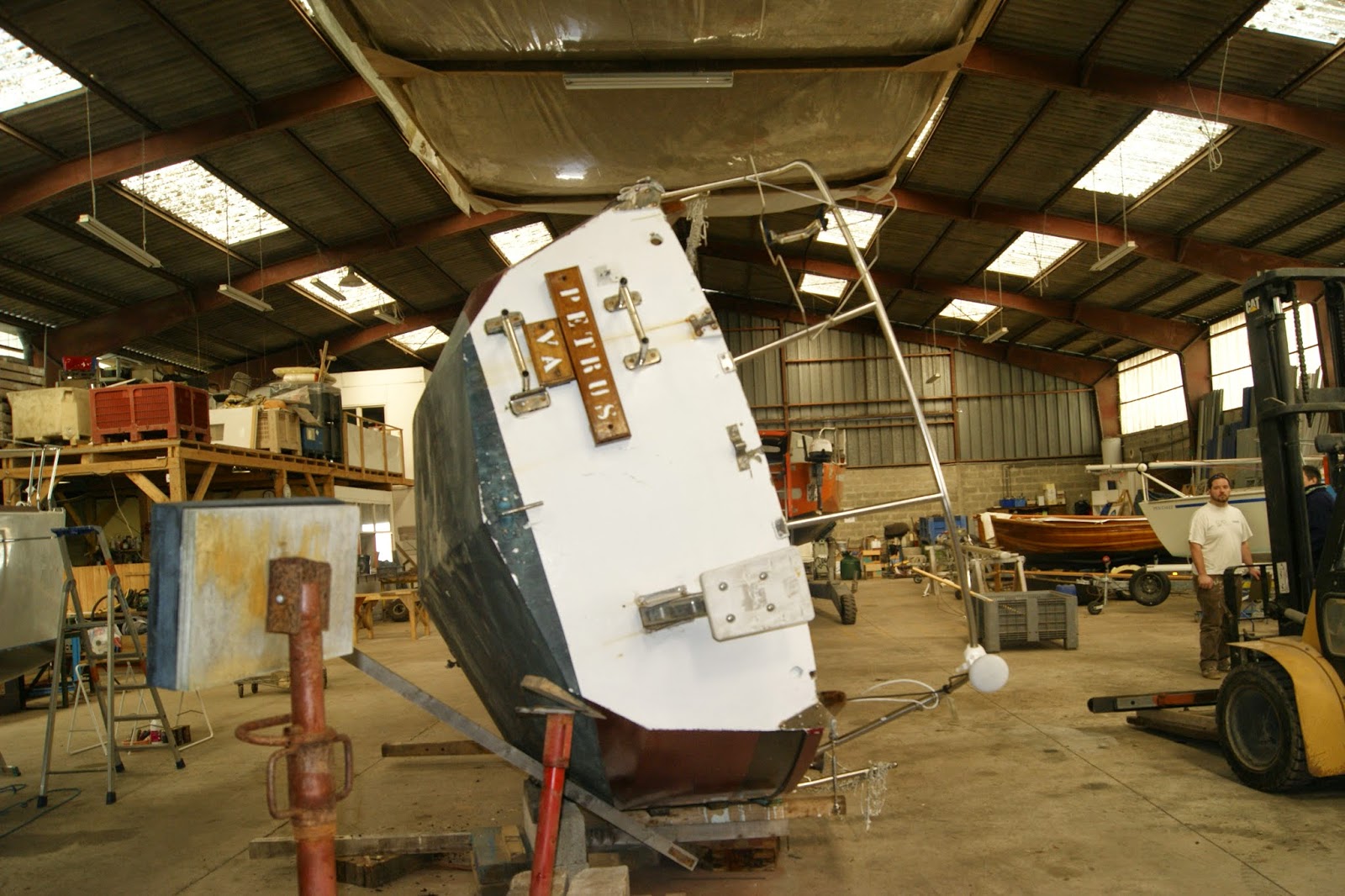 Voilier "PETRUS" Cognac Aubin plan Philippe Harle : Diagnostic PETRUS