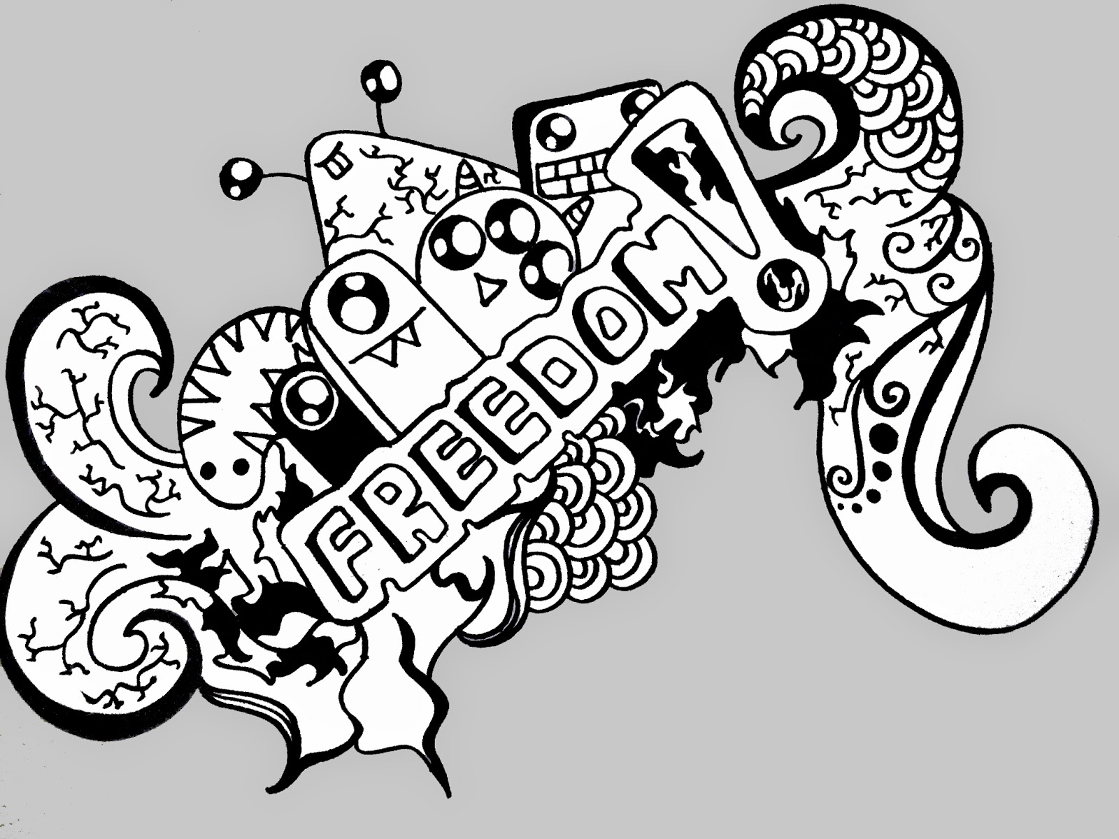 nabillaharris: doodle freedom