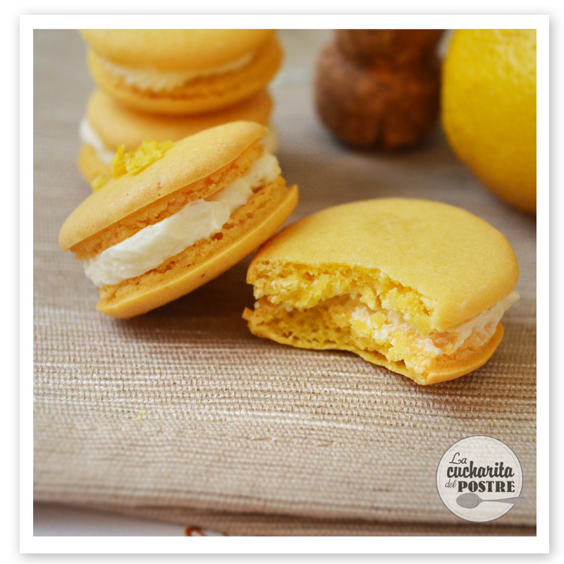 LA CUCHARITA DEL POSTRE: MACARONS DE CAVA Y LIMON / LEMON AND CHAMPAGNE ...