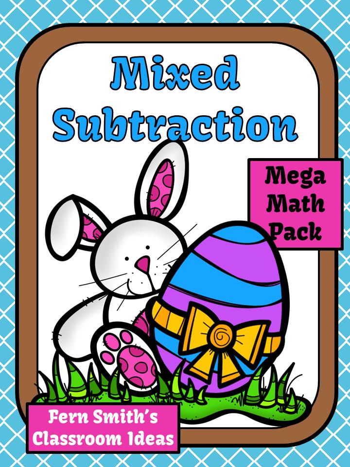 Mixed Addition Spring Task Cards and Printables - Fern Smith's ...