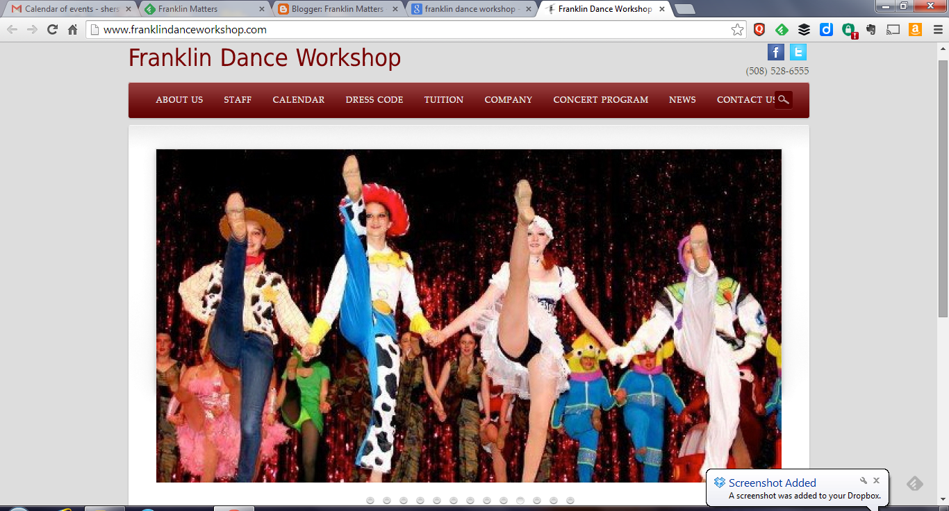 Franklin Matters: Franklin Dance Workshop: Free Children's Halloween Party
