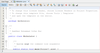 Cara Membuat Kalkulator (GUI) NetBeans IDE ~ JAVA IRFAN