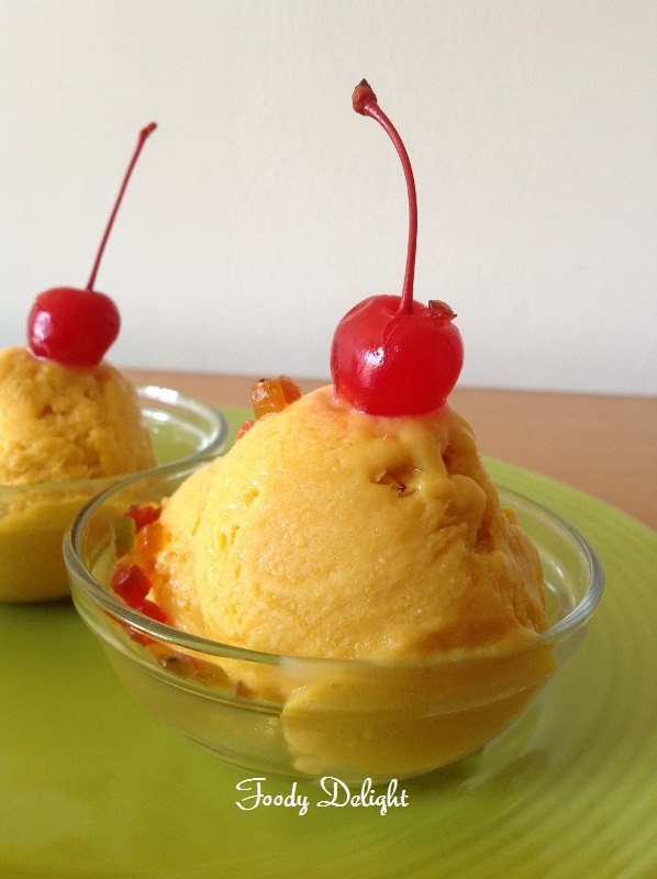 Foody Delight : Mango Icecream