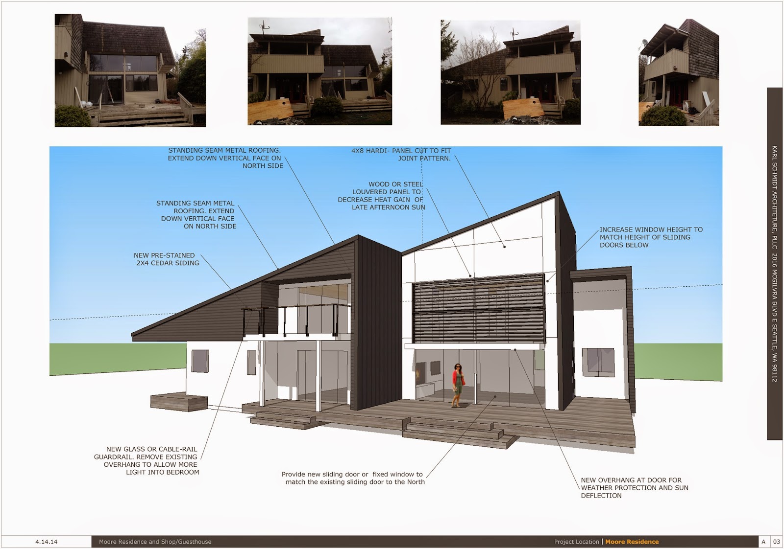 Karl Schmidt Architecture: Moore Residence -1 - Progress