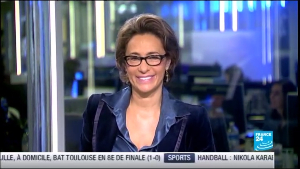 vuesalatele: [2012 10 31] ROSELYNE FEBVRE - FRANCE 24 - LE JOURNAL @05H45