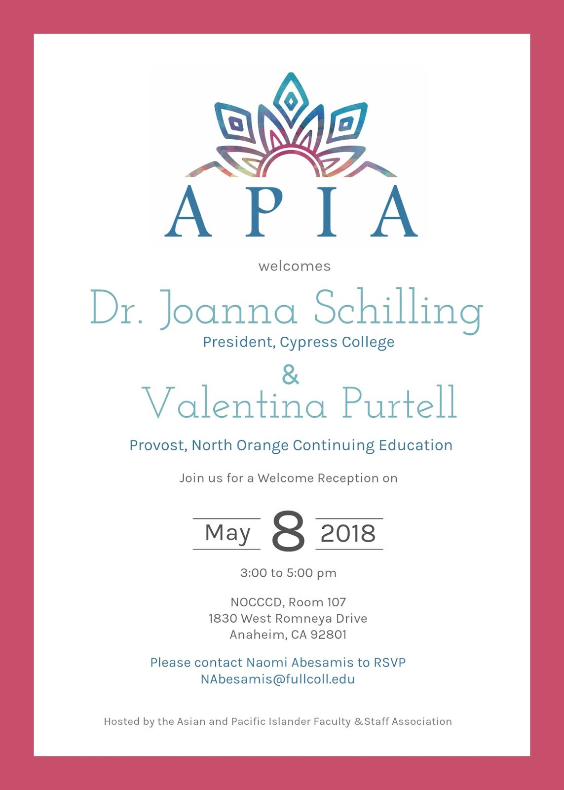 Welcome Reception and APIA Scholarships | Asian American Pacific ...