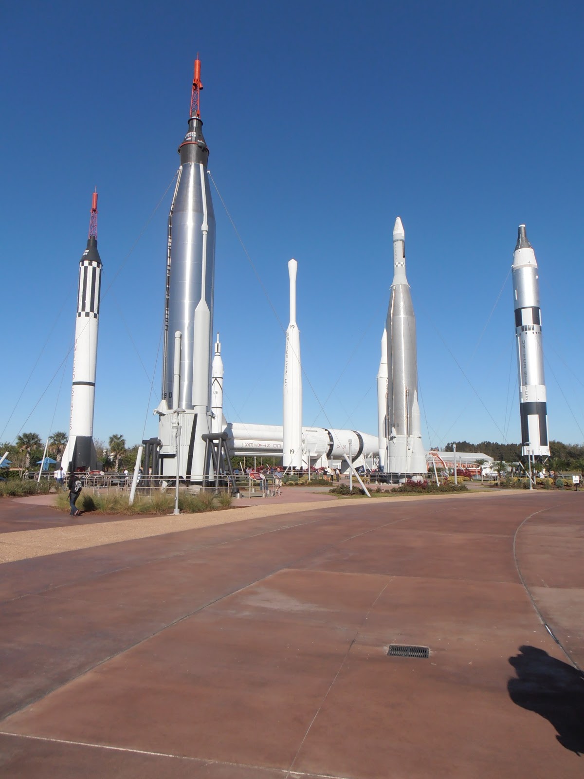 American Travel Journal: Kennedy Space Center - Rocket Garden