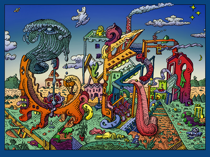 INSIDE THE ROCK POSTER FRAME BLOG: David Welker's "Subconscious ...