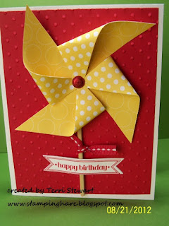 Kricut Krazy: Pinwheel card -- a new video tutorial