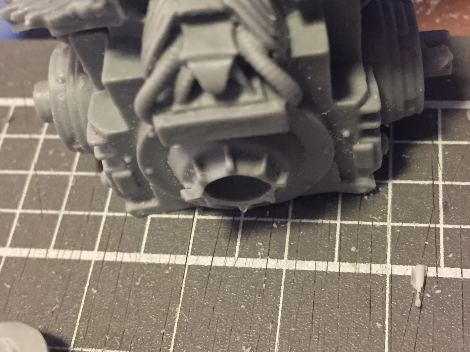 Ekfud's Daemonbanes: Death Company Dreadnought: Construction & magnetising