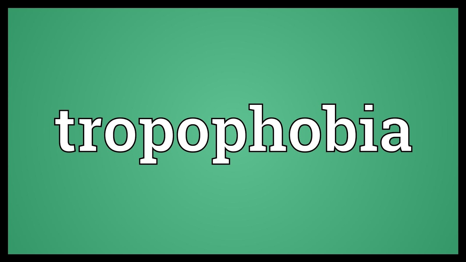 Hello USA: tropophobia