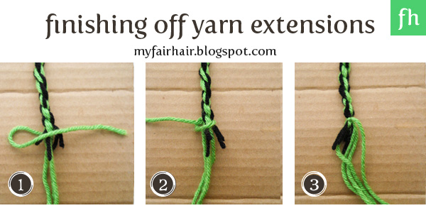 How to Create Yarn Extensions - my fair hair