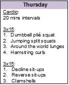 Jen's Best Life: June Strength Schedule