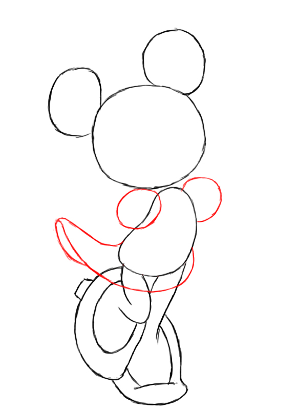 Draw Minnie Mouse number 1 - Imagui