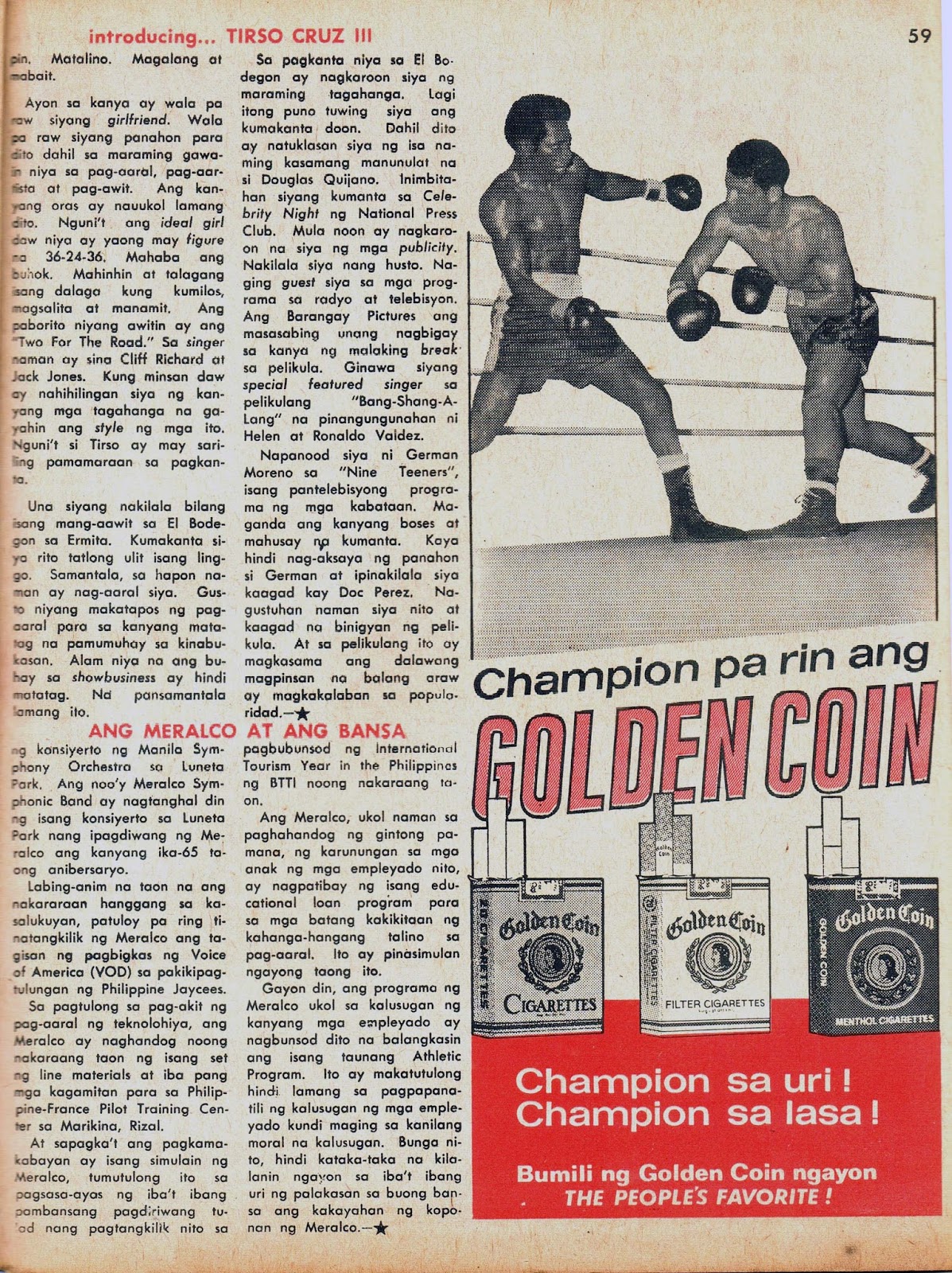 PELIKULA, ATBP.: INTRODUCING...TIRSO CRUZ III (Kislap Magazine, March ...