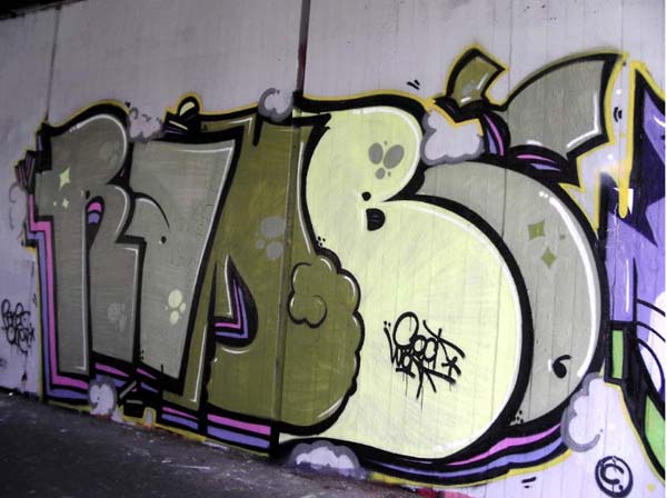 Alphabeto Rambo on graffiti at Graffiti Art Design