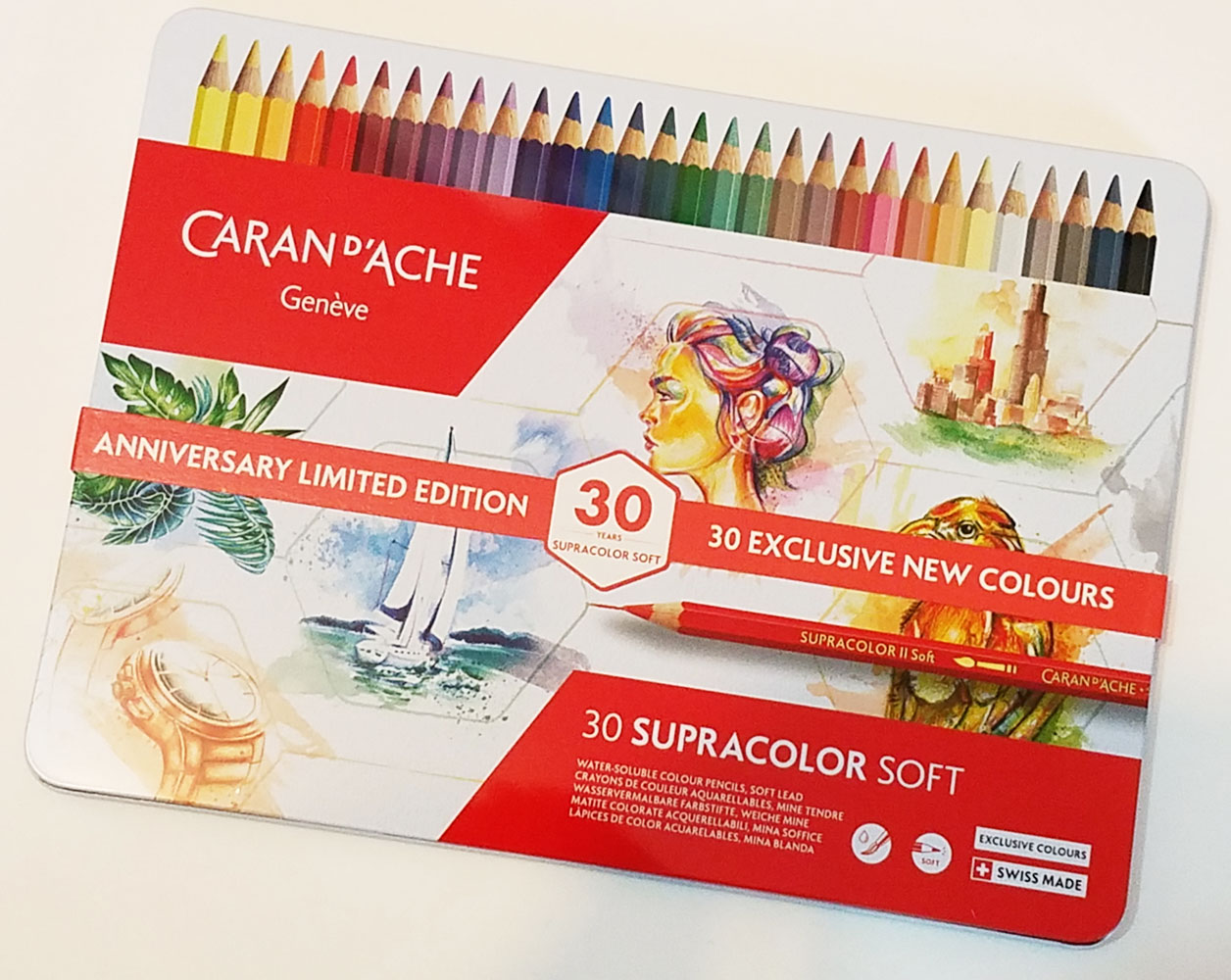 Fueled by Clouds & Coffee: Product Review: Caran d’Ache Supracolor 30th Anniversary Set