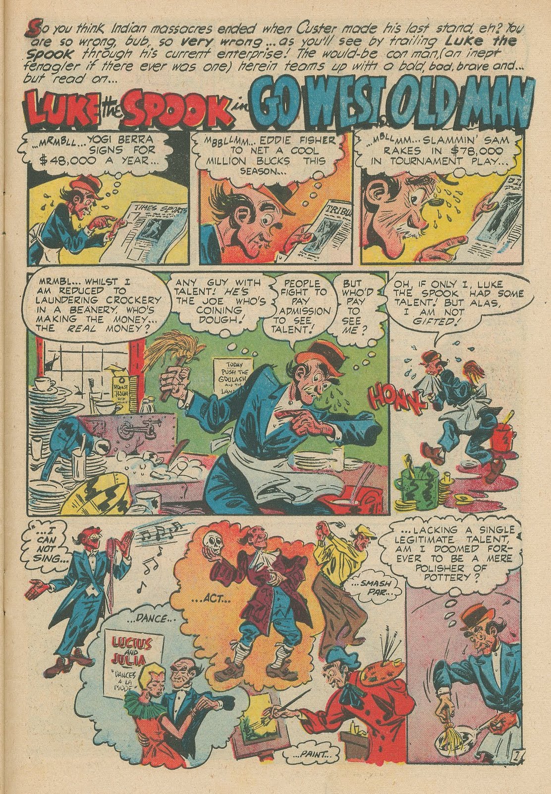 Four-Color Shadows: Luke the Spook-After Dark-1955