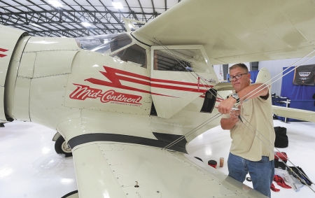 Kathryn's Report: Beechcraft D17S Staggerwing, N79091, registered to ...