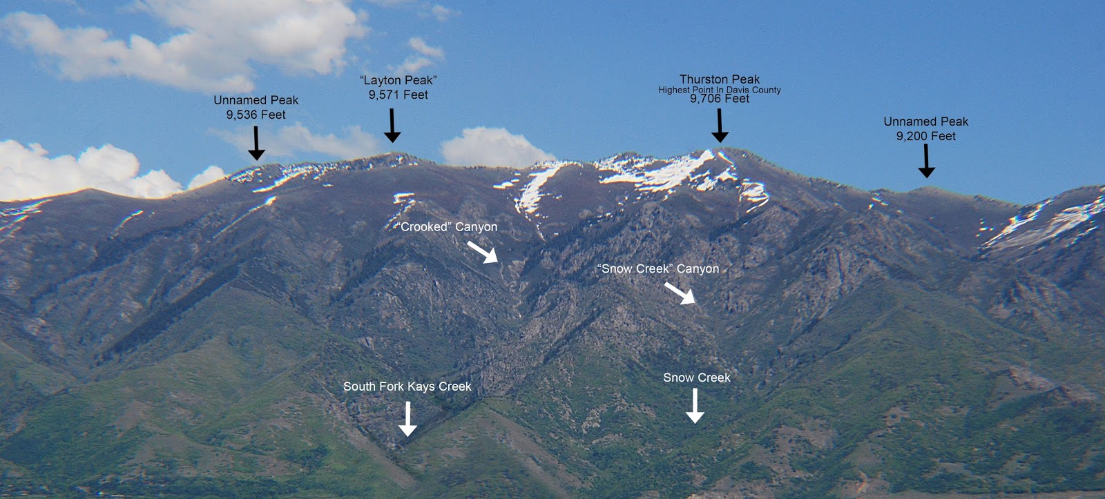 The Mystery Of Utah History: What are the Names of the Mountain Peaks ...