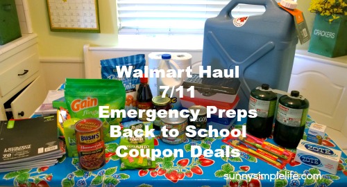 Sunny Simple Life: Walmart Haul - Emergency Preps, Back to School and ...