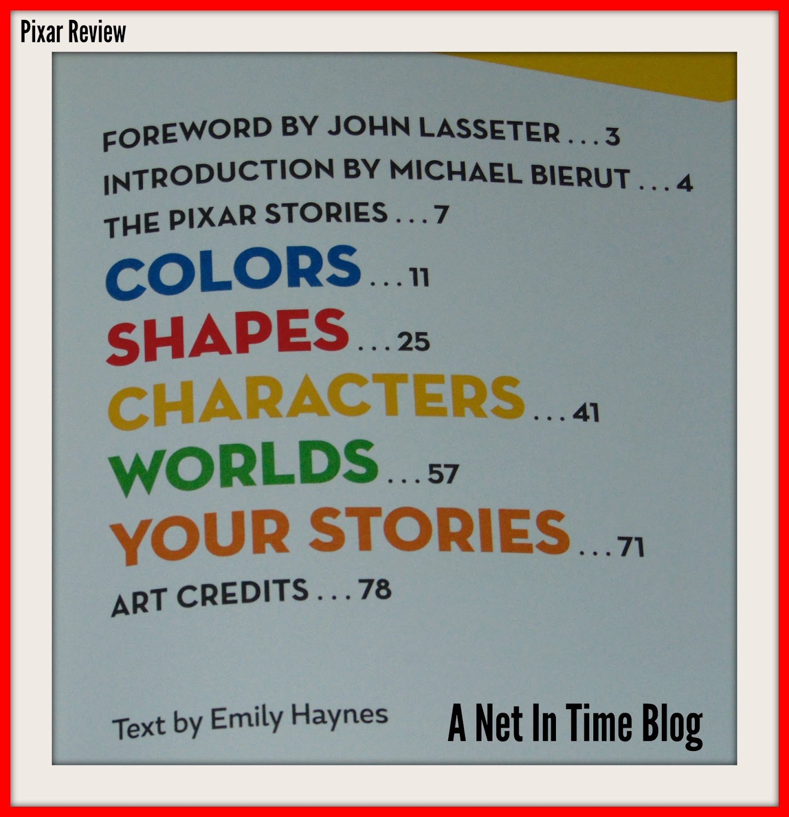 Art Series: Designing with Pixar - A Net in Time