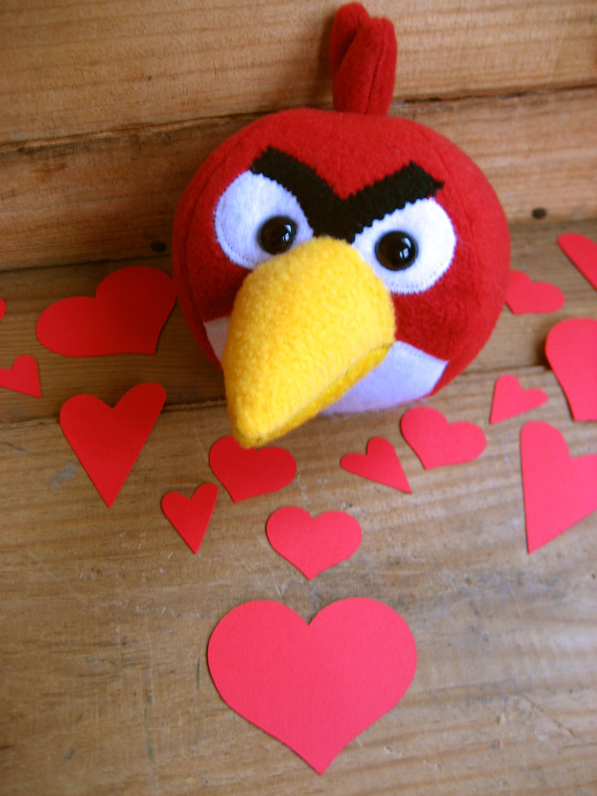 Kira's Crafty Life Blog: Angry Bird Plush Valentine