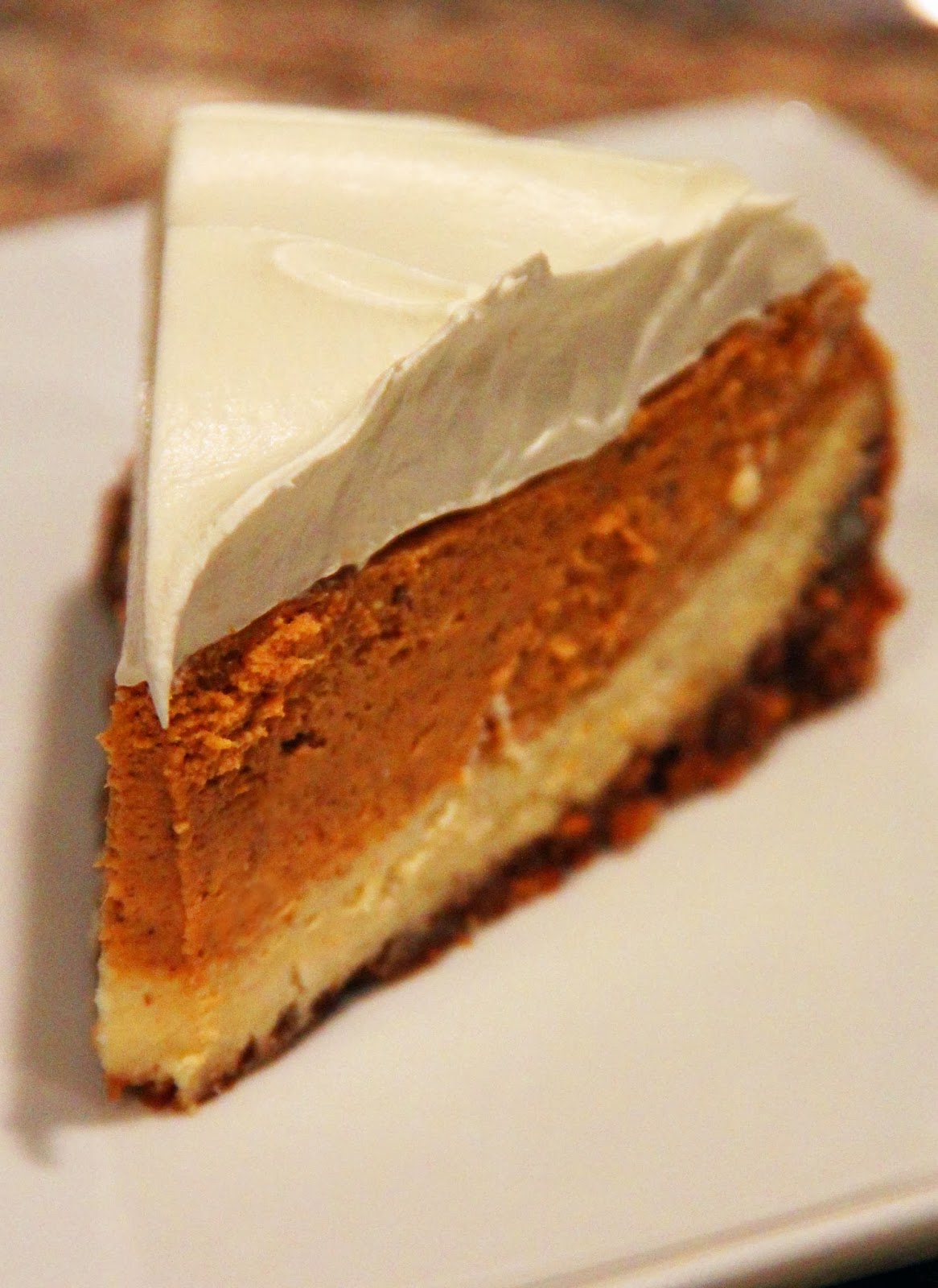 Jo and Sue: Layered Pumpkin Cheesecake