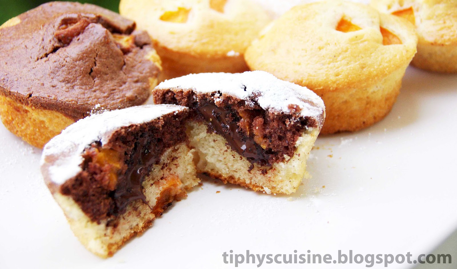 Tiphys Cuisine: Briose cu caise si ciocolata