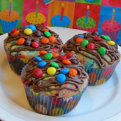 Food Lust People Love: Birthday Party Pancake Muffins #MuffinMonday