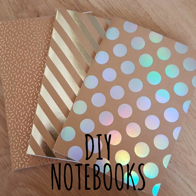 Hotfoil DIY notebooks |Keeping it Real