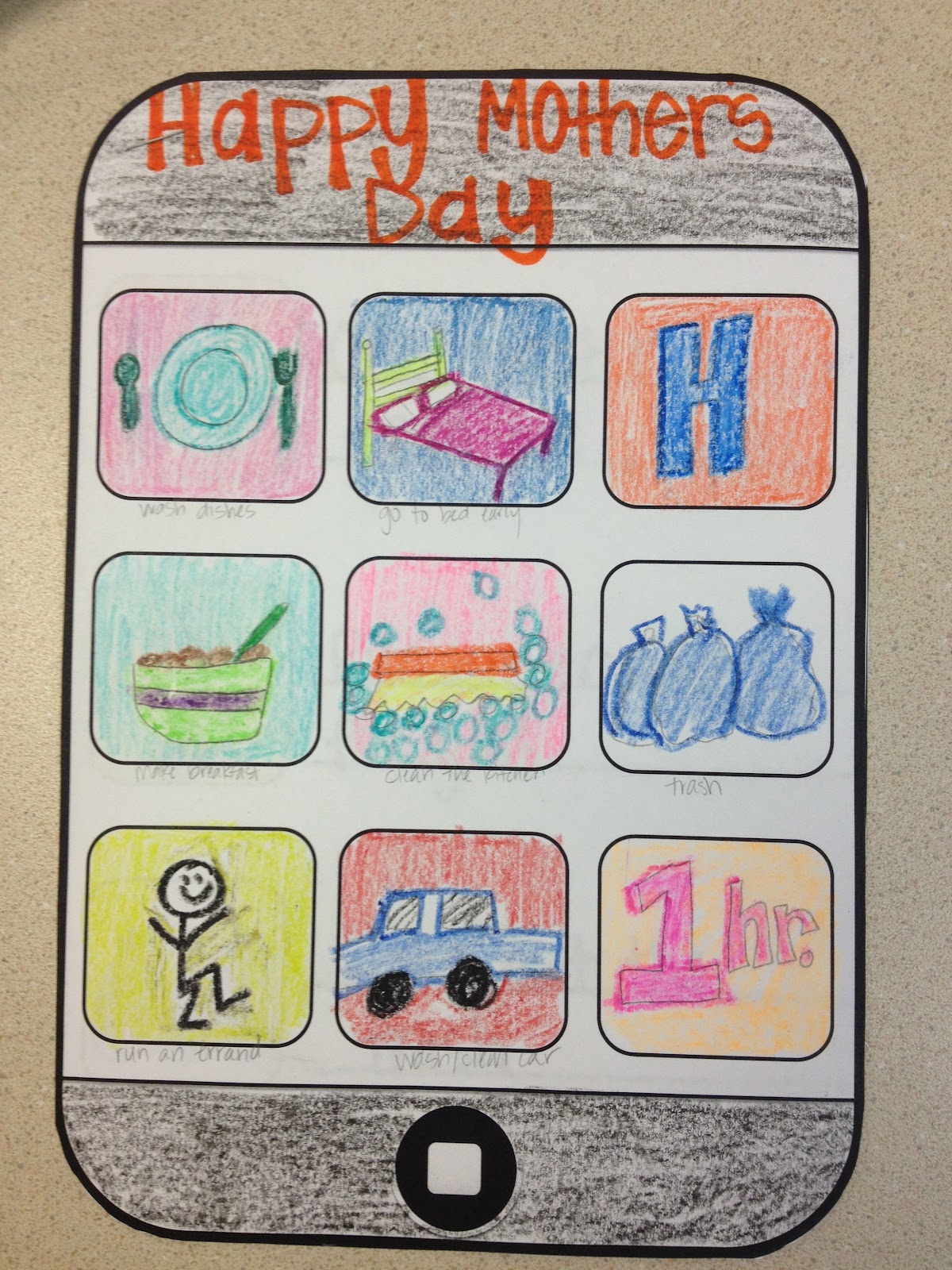 stickers and staples: Mother's Day Activity!