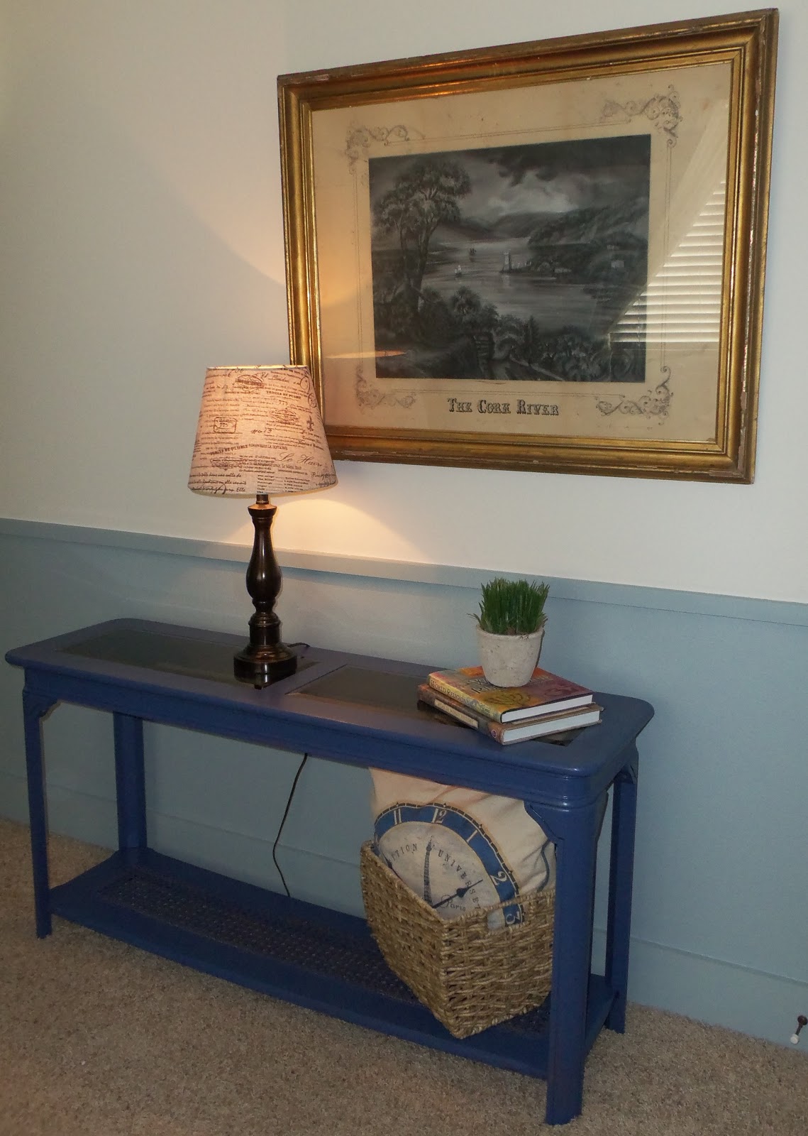 Kiki Nakita: Royal Blue Sofa Console Table