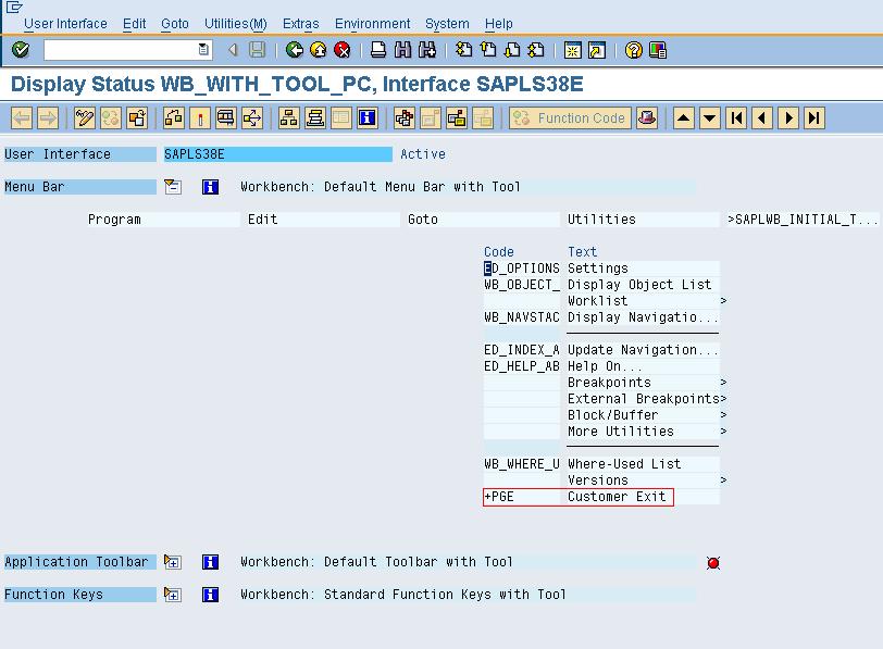 SAP ABAP 4 Tutorial: Menu Exit