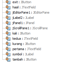 Membuat Program GUI Kalkulator Sederhana di Netbeans dengan Filter Key Typed