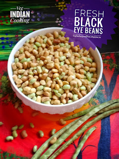 Veg Indian Cooking: Green Black Eyed Beans - Cow Peas - Chawli Beans ...