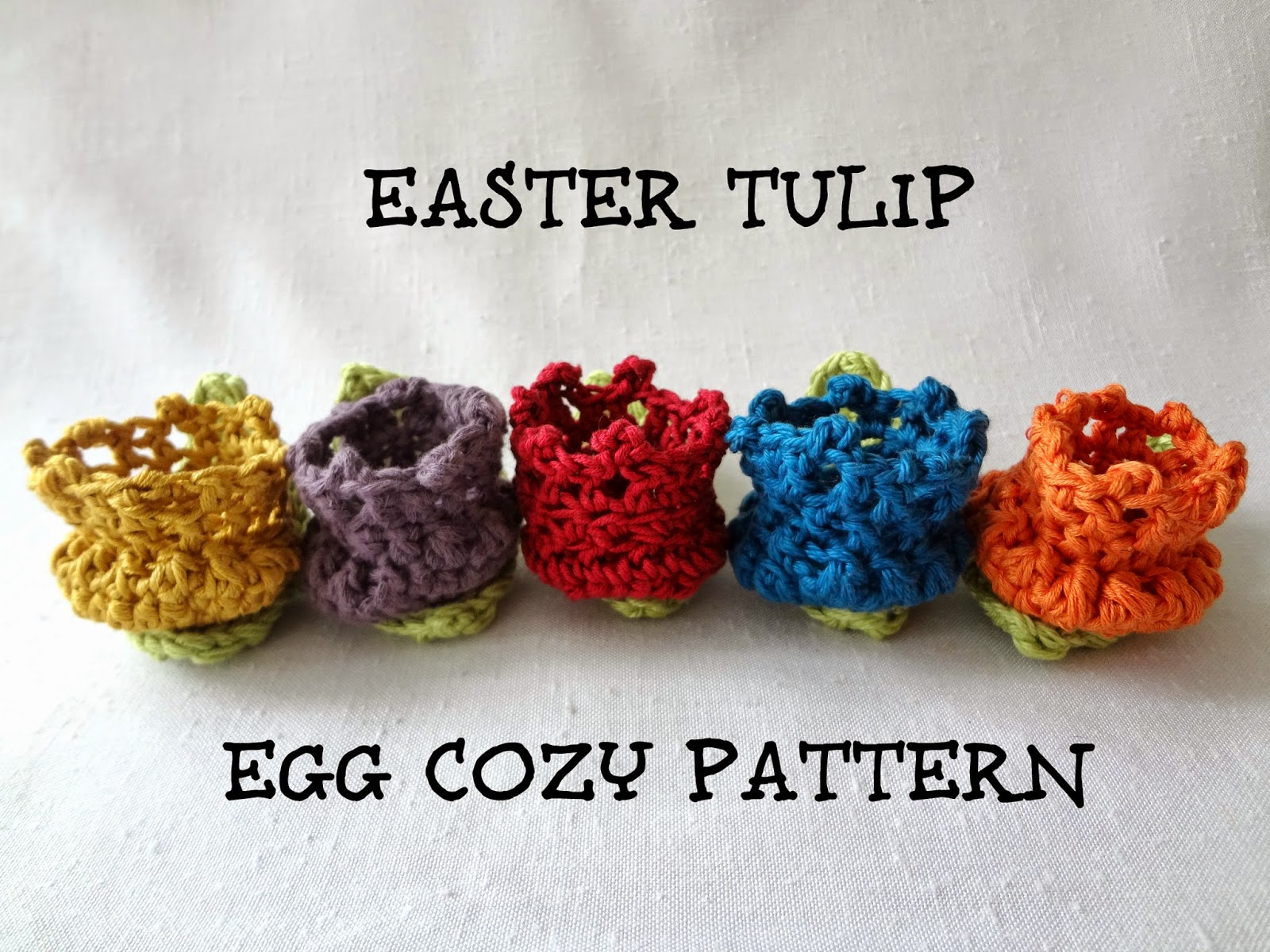Little Treasures: Easter Tulip Egg Cozy Pattern