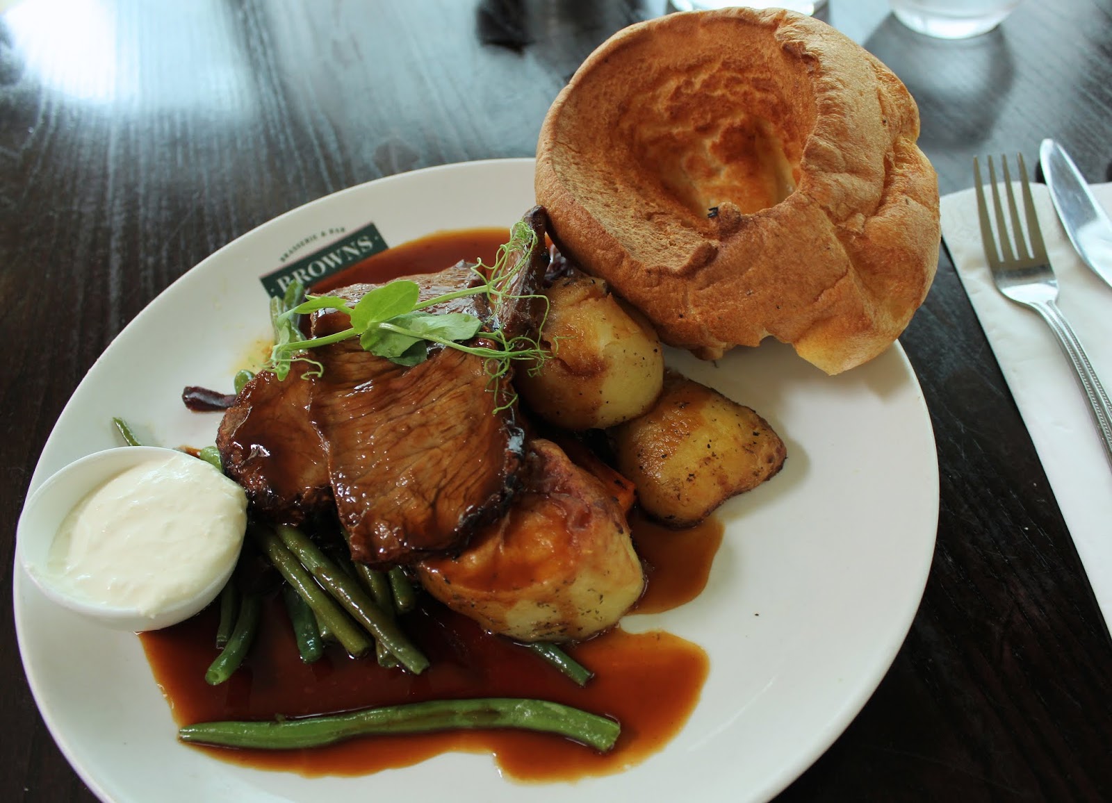 Pudica's Food Corner: London's proper Sunday Roast (Brown's Brasserie)