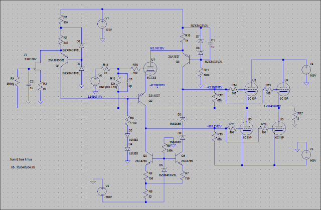 Audio Electronics (DC amplifier series, etc.) : 6C19P Power IVC amprifier