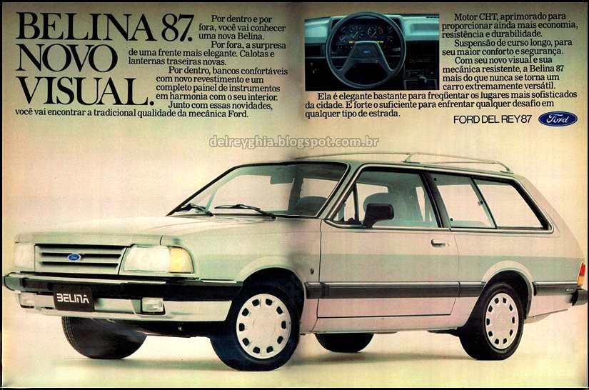 Ford Del Rey: Mais uma da Seção Publicidade: Ford Del Rey 87.