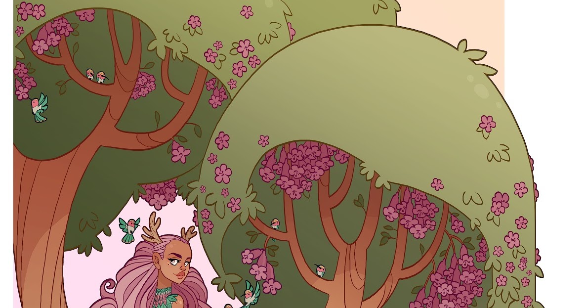 Jessica Madorran: Character Design - Spring Tree Lady