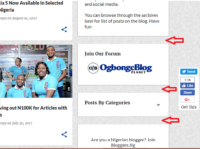 How To Add Spaces Between Widgets On Blogger Emporio Theme Sidebar - OgbongeBlog
